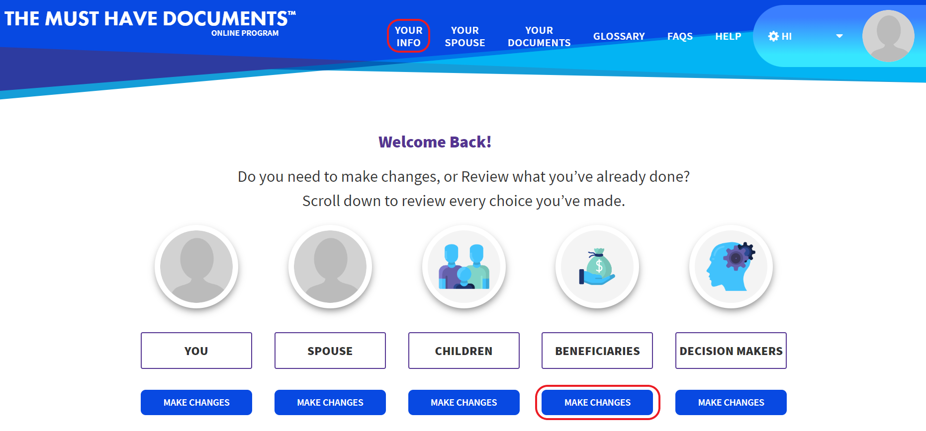Edit Trust Distribution Type for Secondary Beneficiaries – Must Have Documents